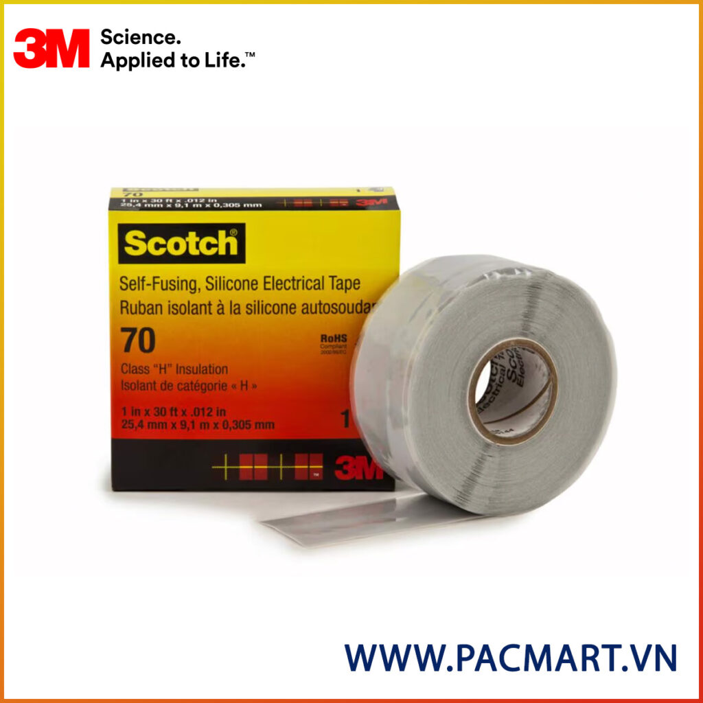 Băng keo Silicone tự kết dính 3M Scotch 70