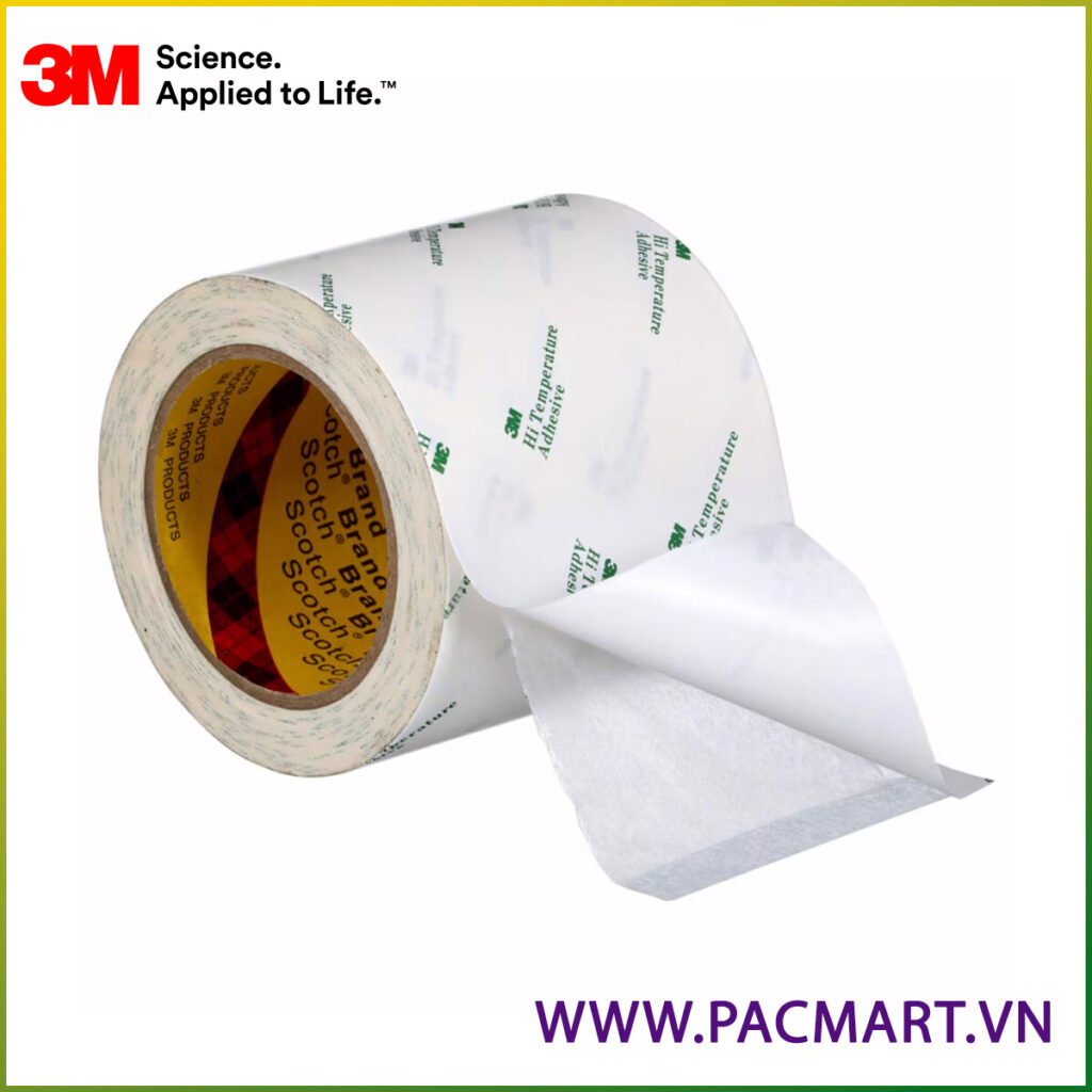 Băng keo chịu nhiệt 500 độ 3M 9077 | Acrylic | 2 mặt
